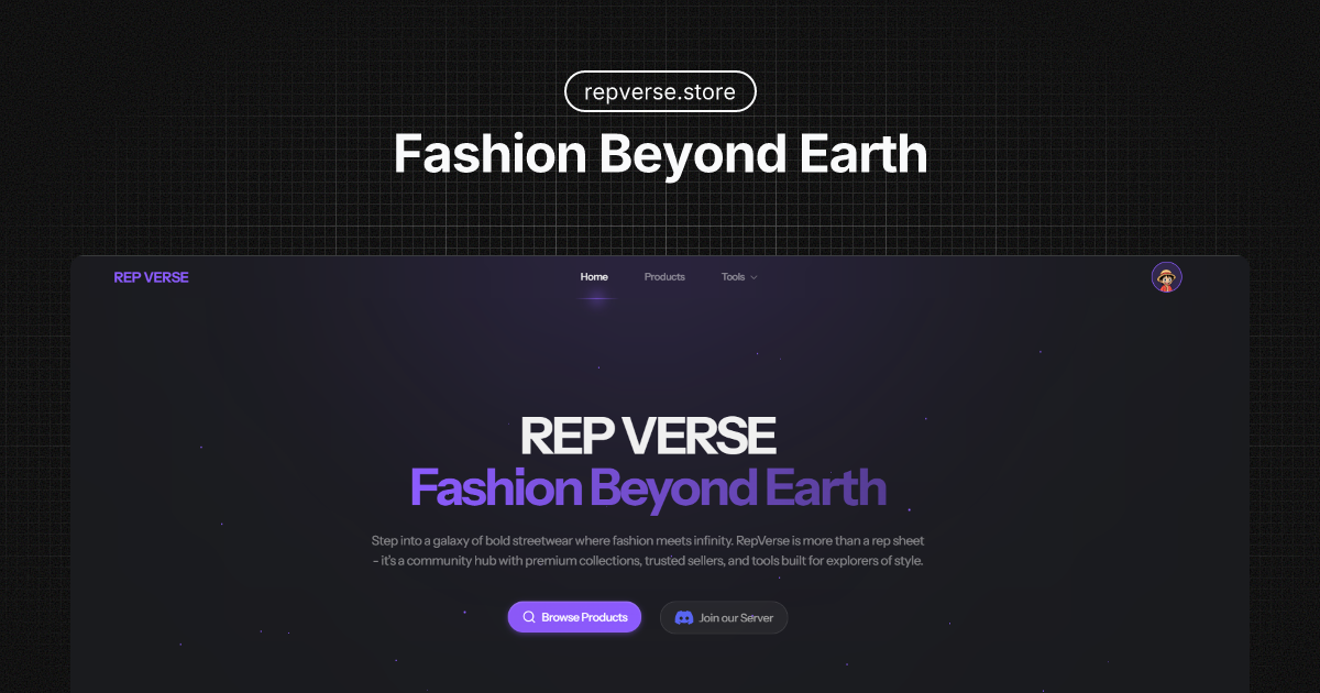 Rep Products • Community Picks & Repsheet Catalog • RepVerse | RepVerse